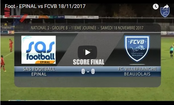 N2 - Voir le résumé vidéo de SAS EPINAL - FC VILLEFRANCHE