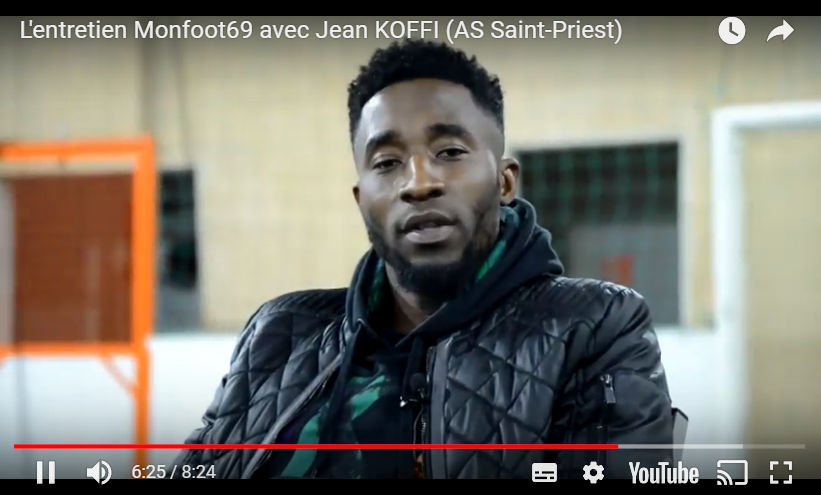 MONFOOT69TV Entretien Avec Jean KOFFI AS Saint Priest 