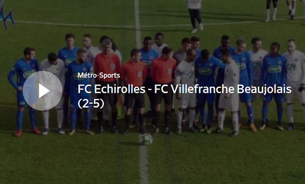 Coupe de France - Le résumé video de FC ECHIROLLES - FC VILLEFRANCHE